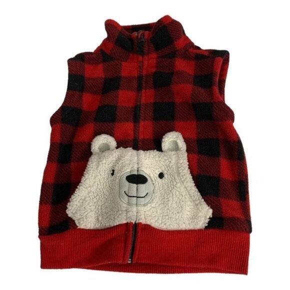 Member's Mark | Jackets & Coats | Members Mark Baby Red Black Plaid ...